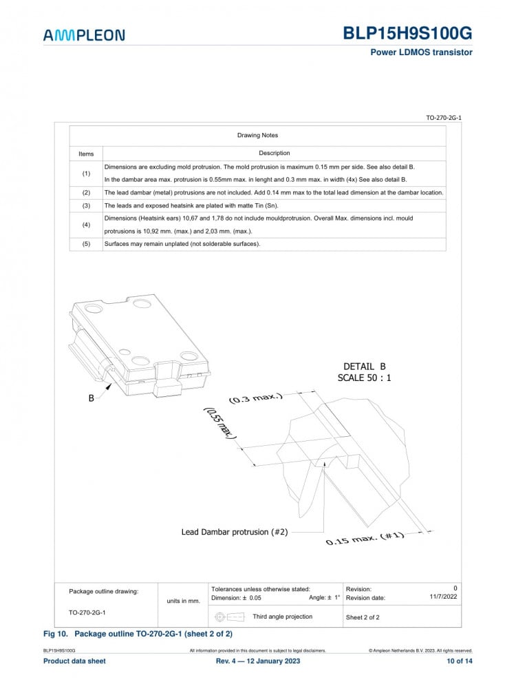 BLP15H9S100GXY datasheet page 10