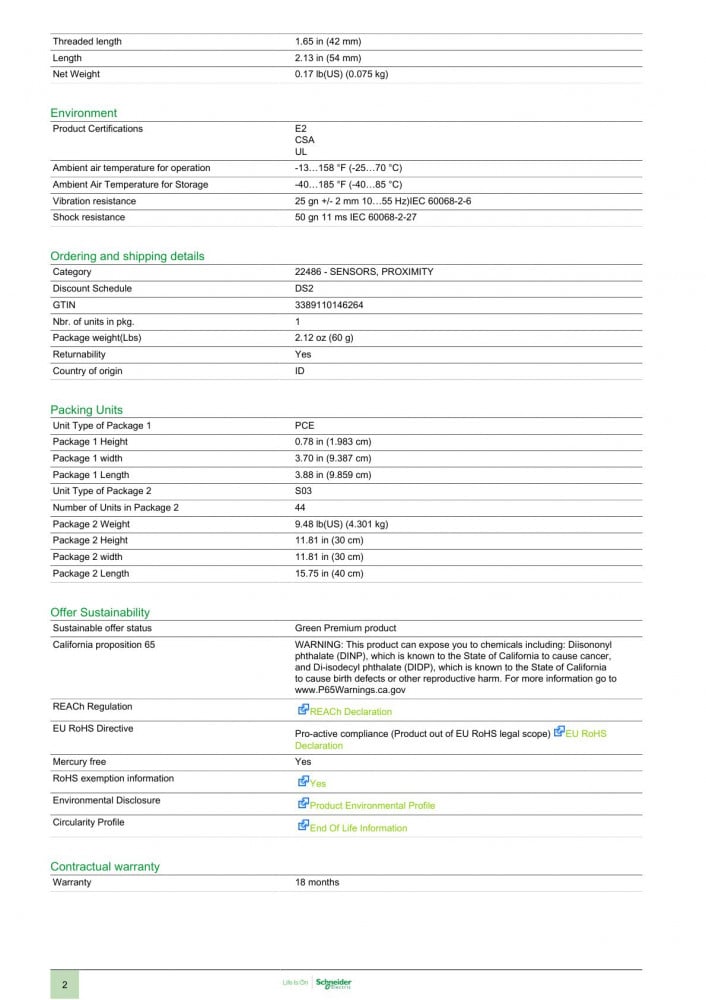 XS612B1NAL2 technical document page 2