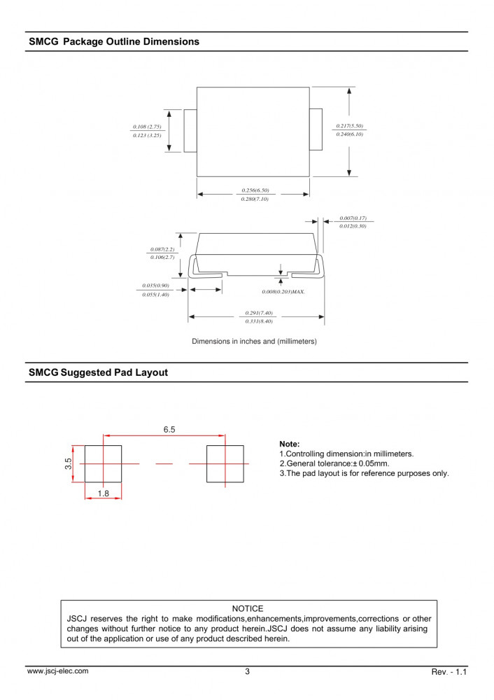 US3J datasheet page 3