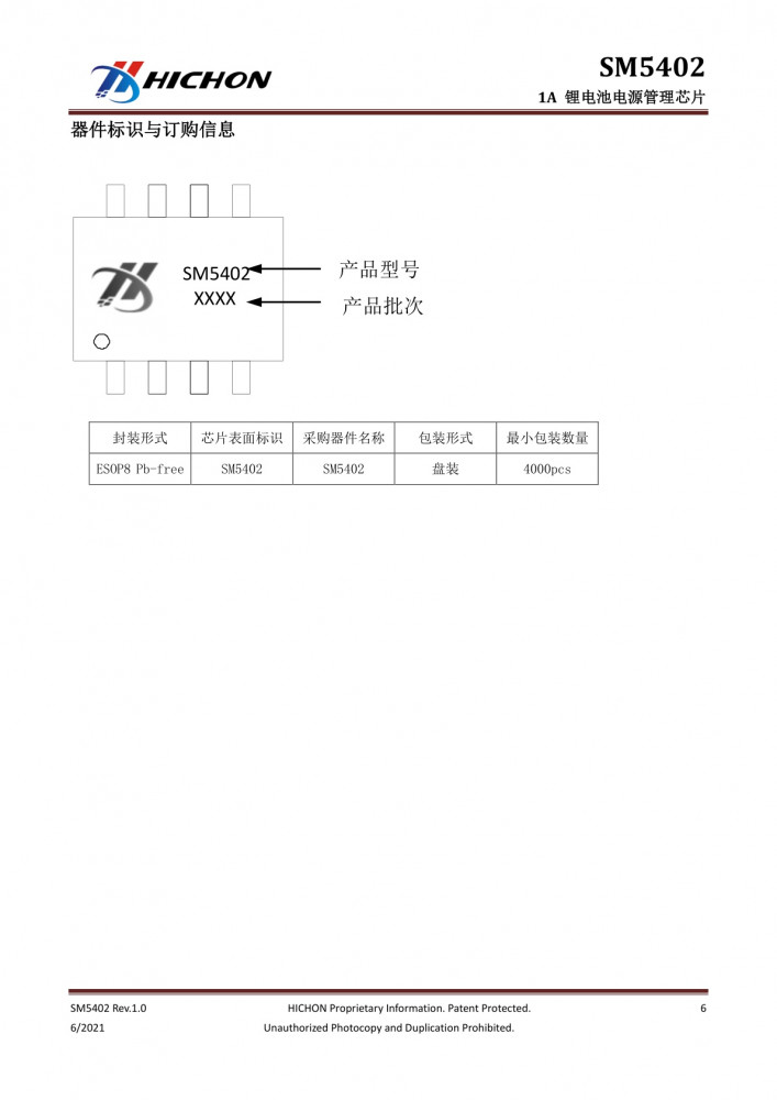 SM5402 datasheet page 6