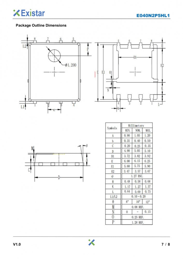 E040N2P5HL1 datasheet page 7