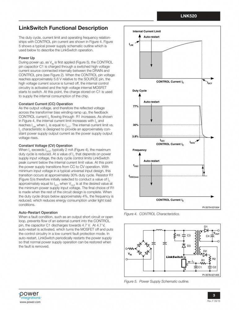 LNK520 datasheet page 3
