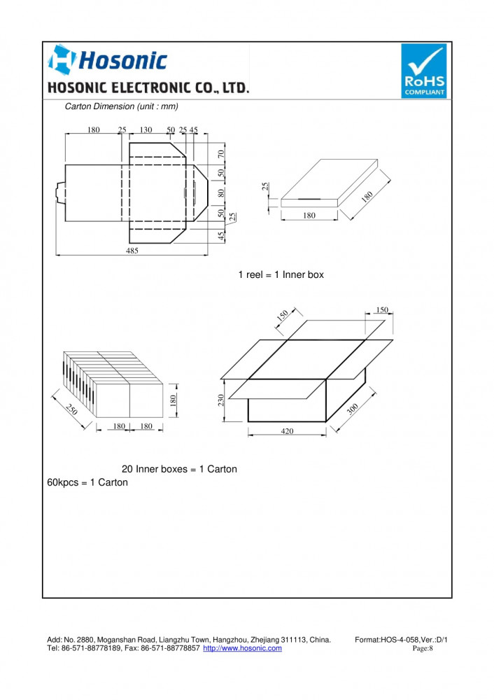 HOSONIC E1SB50E00000DE specification page 8