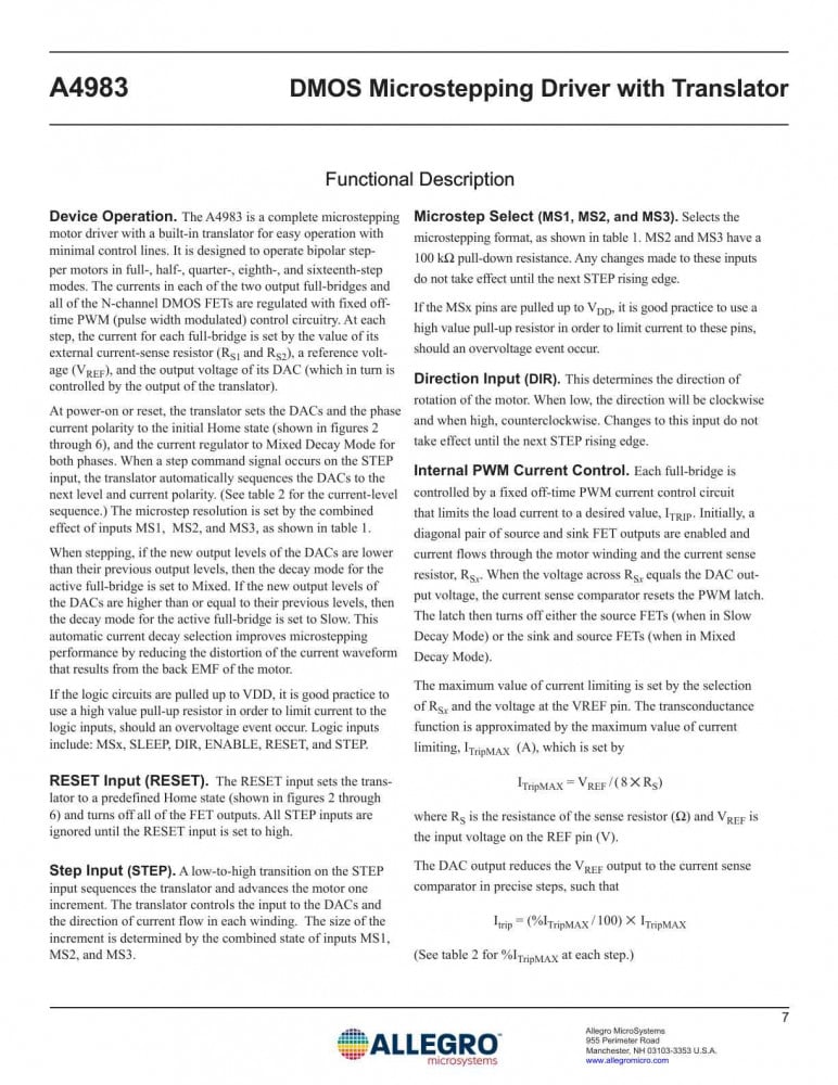 A4983SETTR-T datasheet page 7