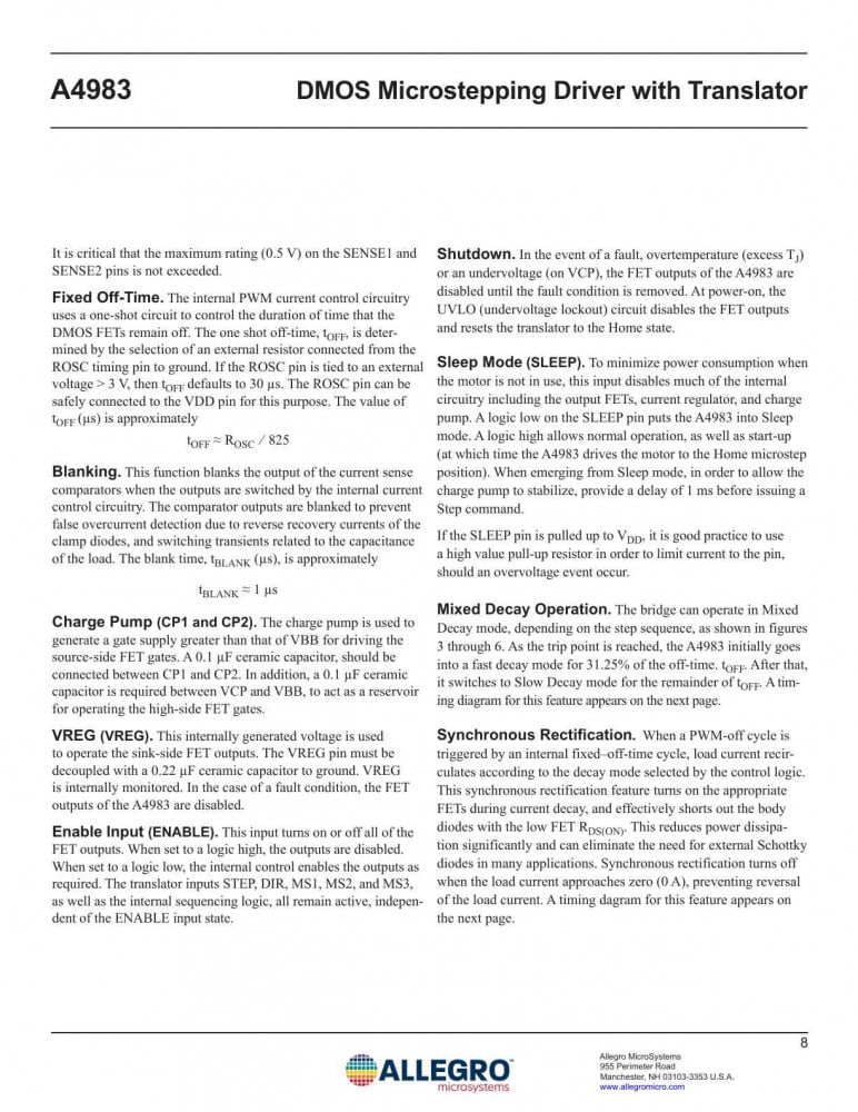 A4983SETTR-T datasheet page 8