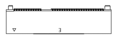 ADAM TECH M2-A1-67-R-SMT-8.5-KE-T/R Edgeboard Connector