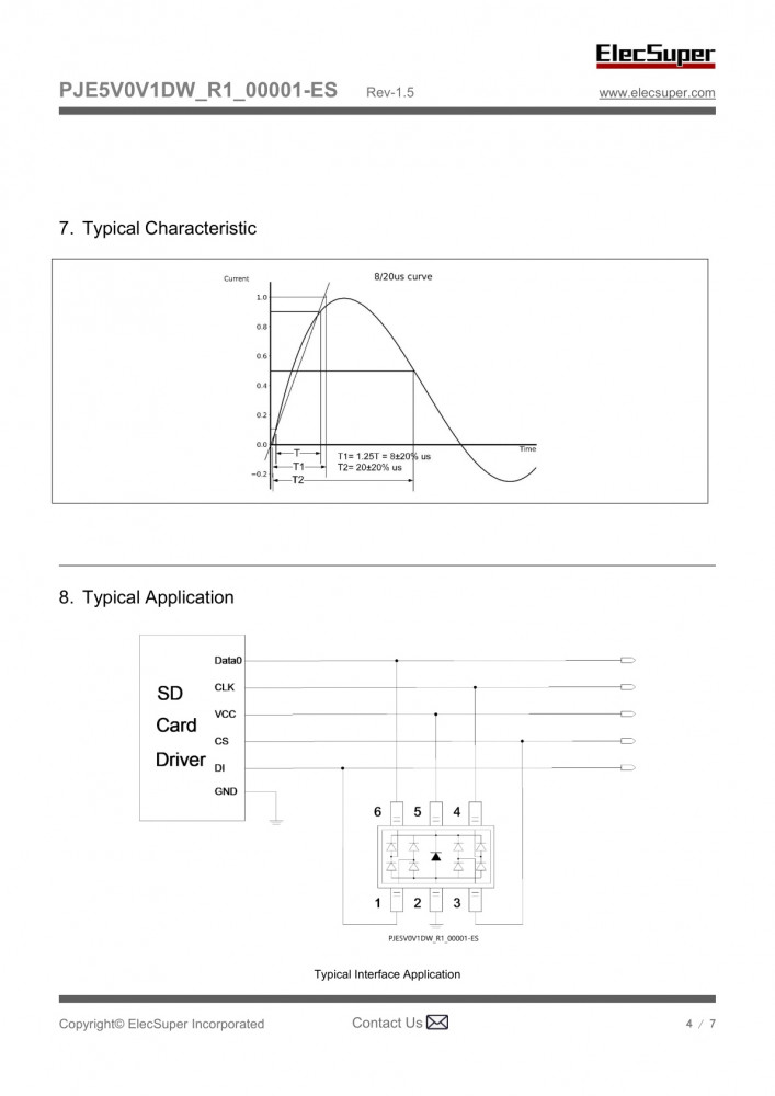 PJE5V0V1DW_R1_00001-ES datasheet page 4