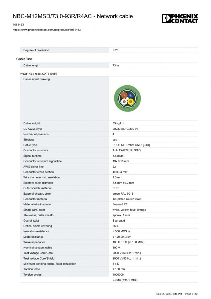 Phoenix Contact 1081453 technical document page 3
