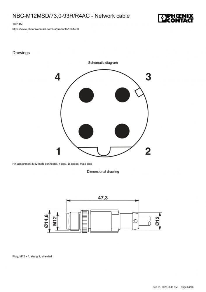 Phoenix Contact 1081453 technical document page 5