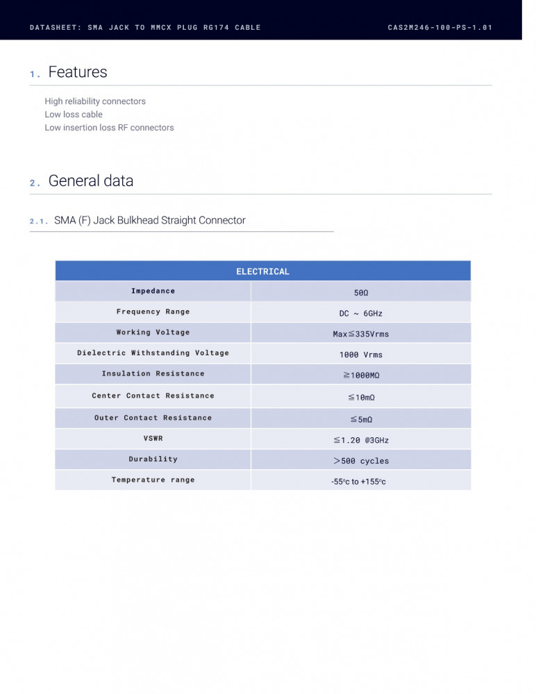 CAS2M246-100 datasheet page 3