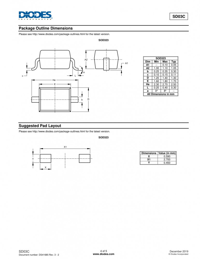SD03C-7 datasheet page 4