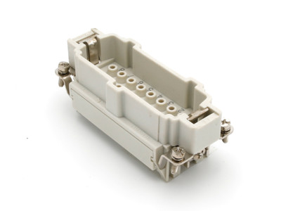 Heavy-Duty Crimp Contact Insert, Male, 16-Pole, 16A, Numbered 1-16, for Crimp Contacts, Size 16B «77x27» for sale