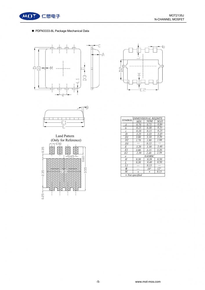 MOT2135J datasheet page 5