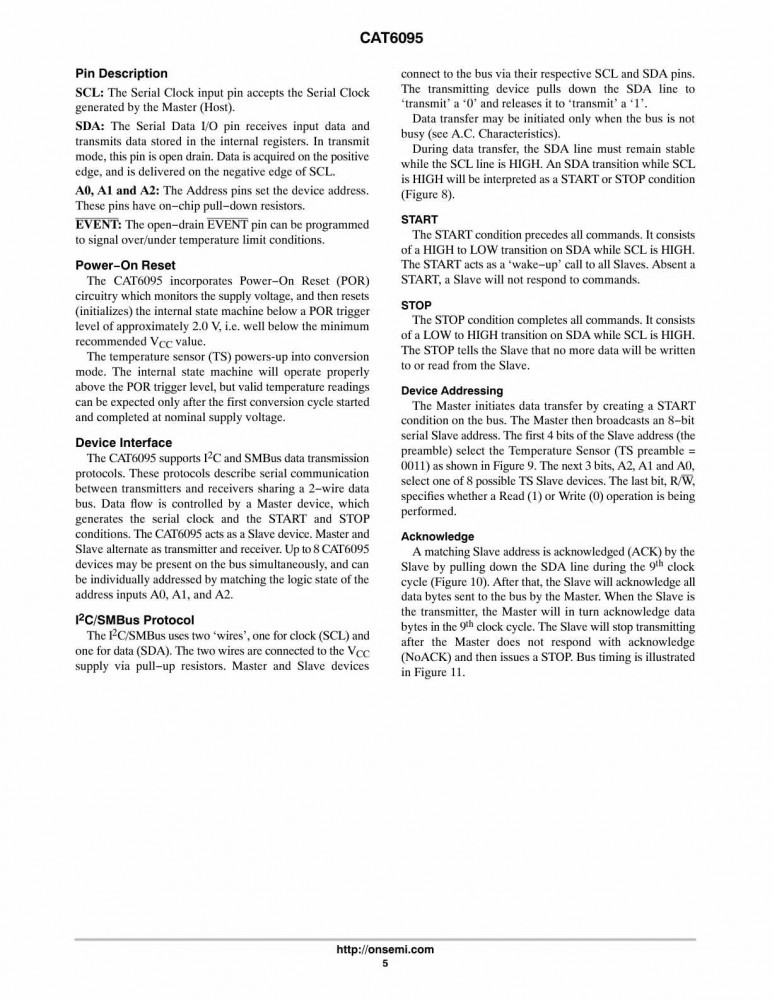 CAT6095 datasheet page 5