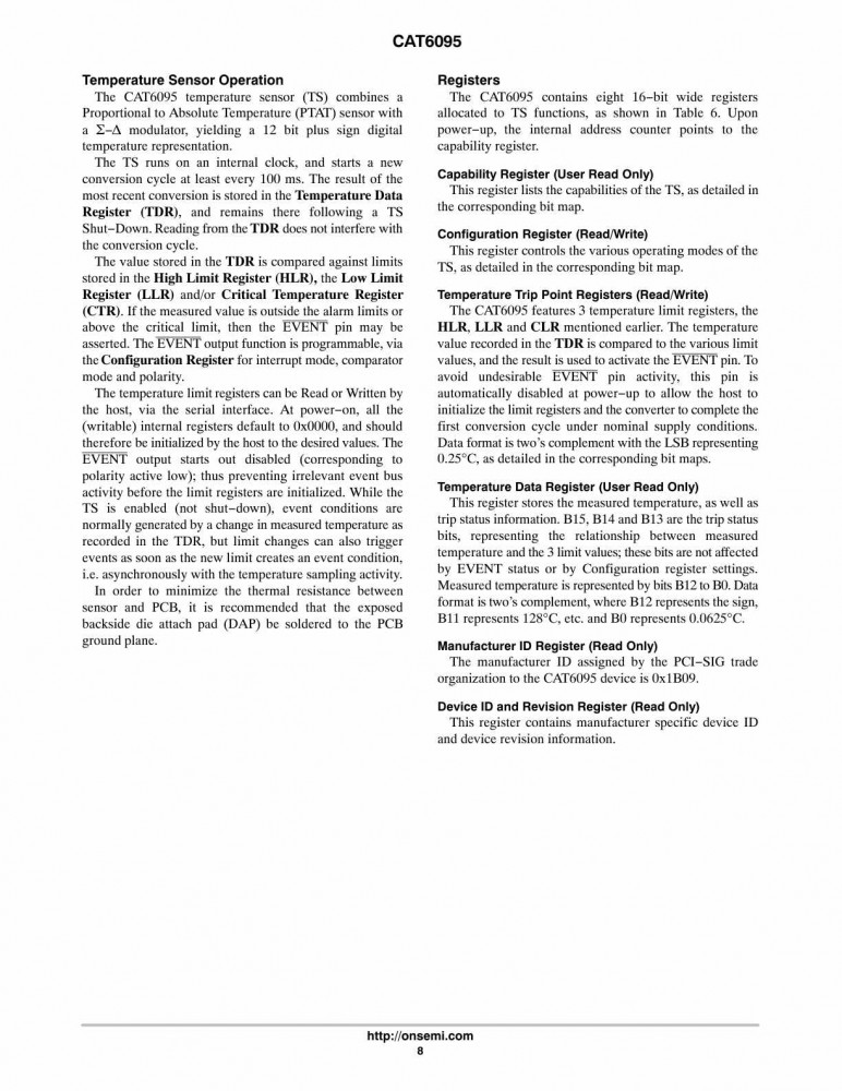CAT6095 datasheet page 8