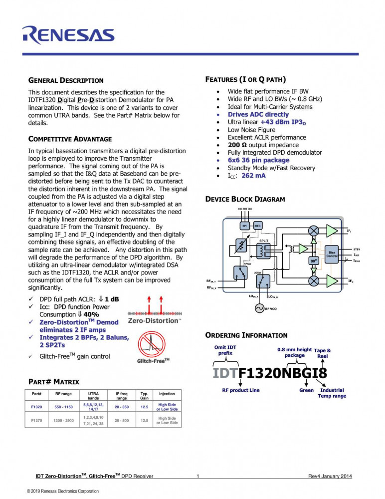 F1320NBGI datasheet page 1