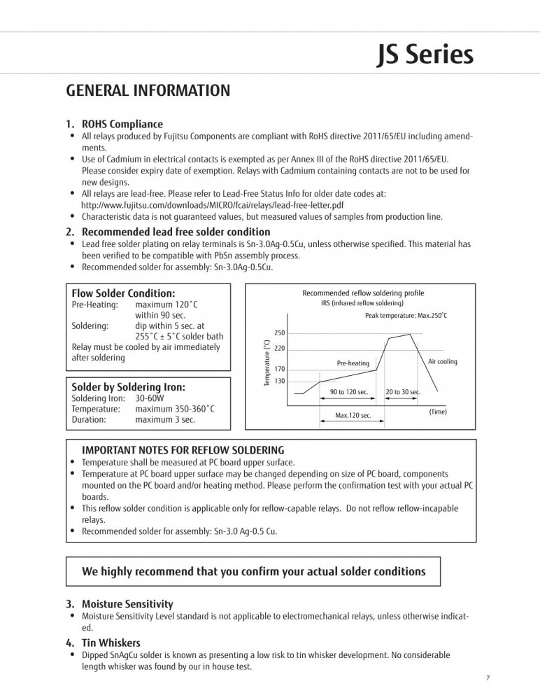 FUJITSU JS Series datasheet page 7