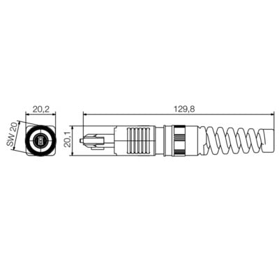 WEIDMULLER 1963380000 Fiber Optic Connector Assembly
