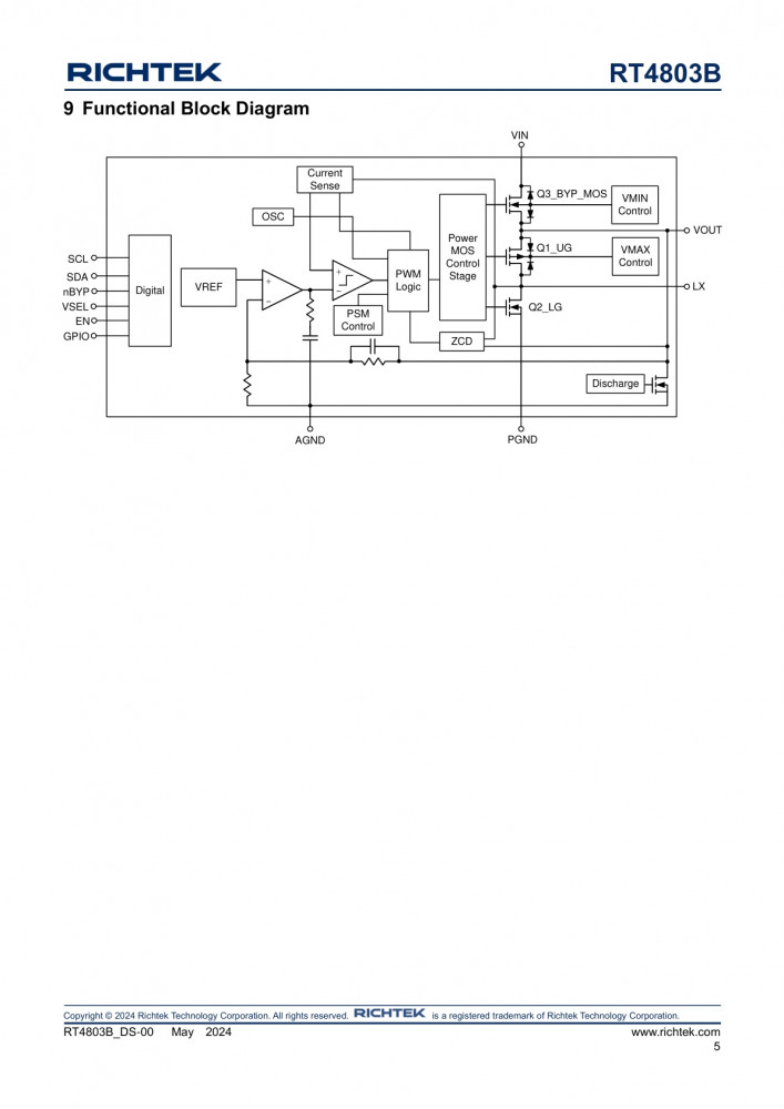 RT4803B technical document, page 5