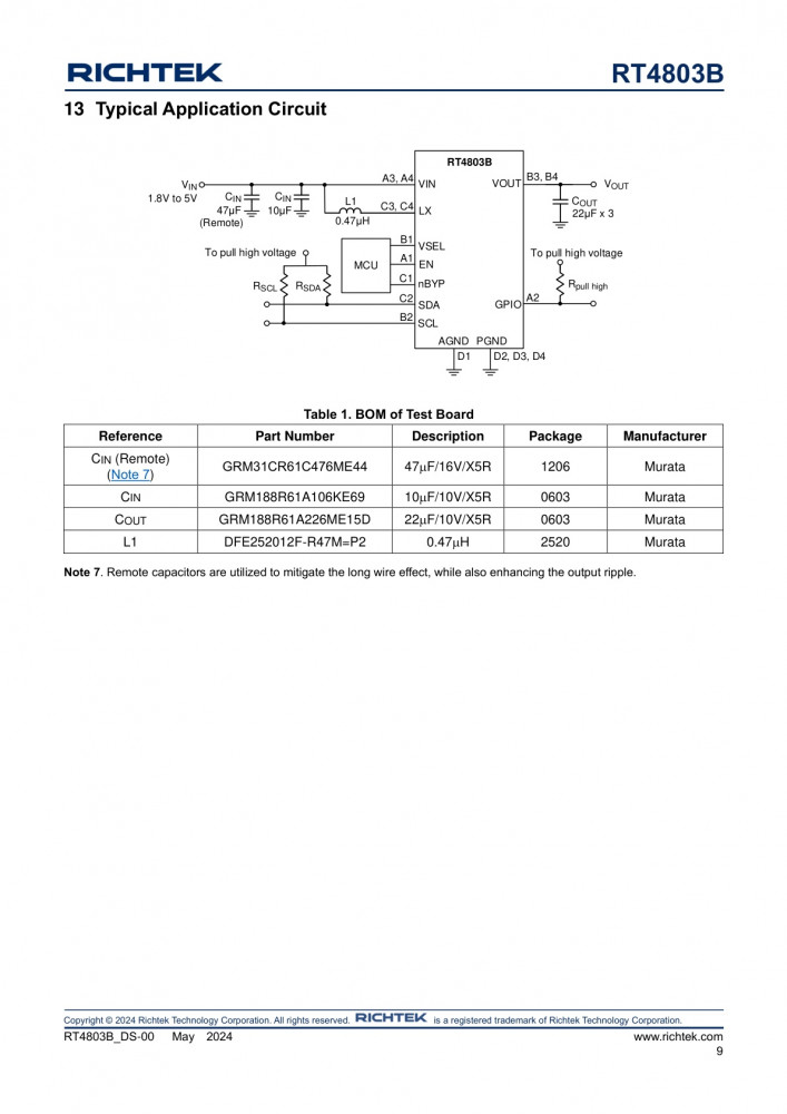 RT4803B technical document, page 9