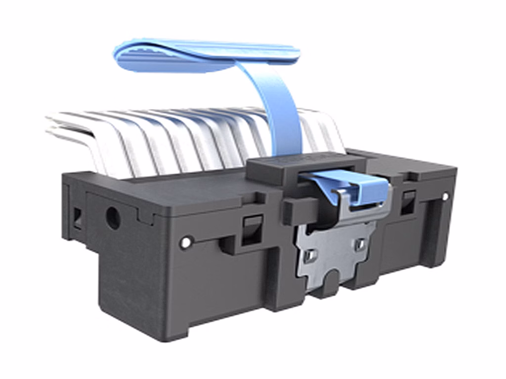 NextStream Side-Exit-to-NextStream Side-Exit Cable Assembly, Pull Tab, 8x, 74 Circuits, 12 HS Channels Max, PCIe Gen 6, 1000.00mm Length