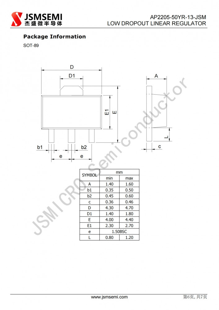 AP2205 datasheet page 6