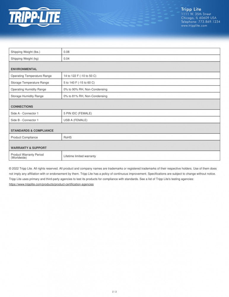 U024-001-5P-PM technical document page 2