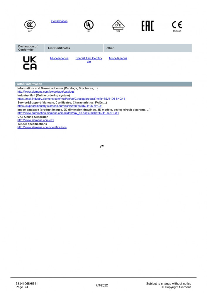 5SJ4106-8HG41 technical document page 3