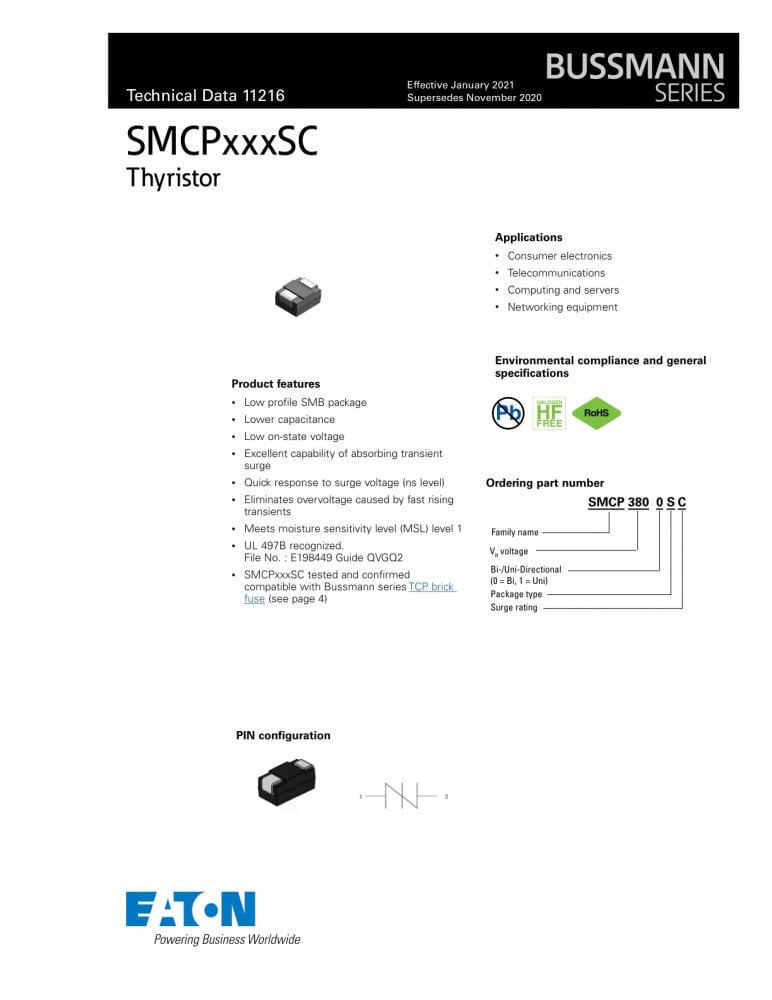 SMCP4200SC datasheet page 1