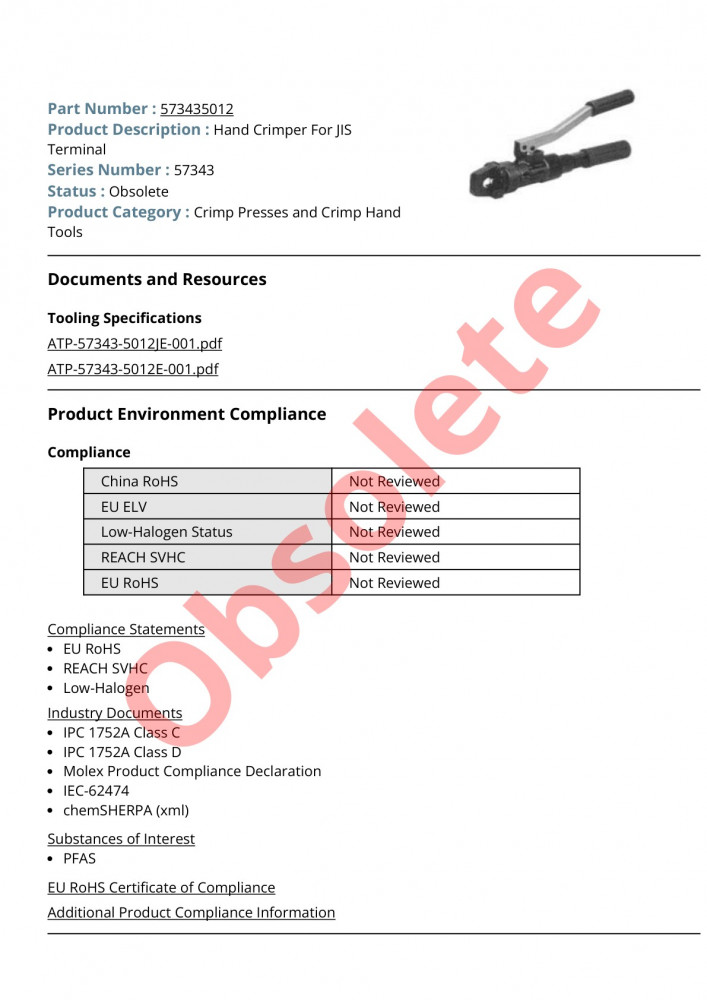 Tooling specification document image 1