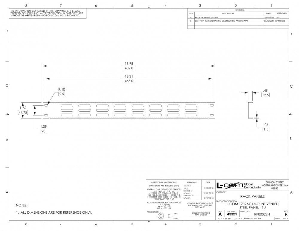 RP00022-1 technical document preview