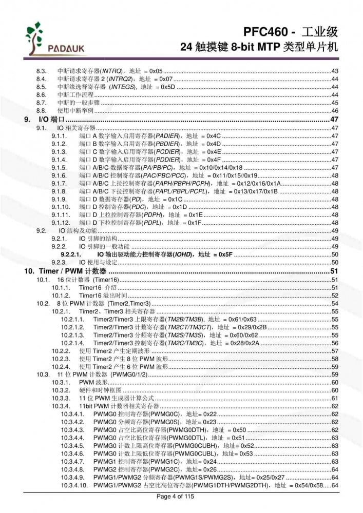 PFC460 datasheet page 4