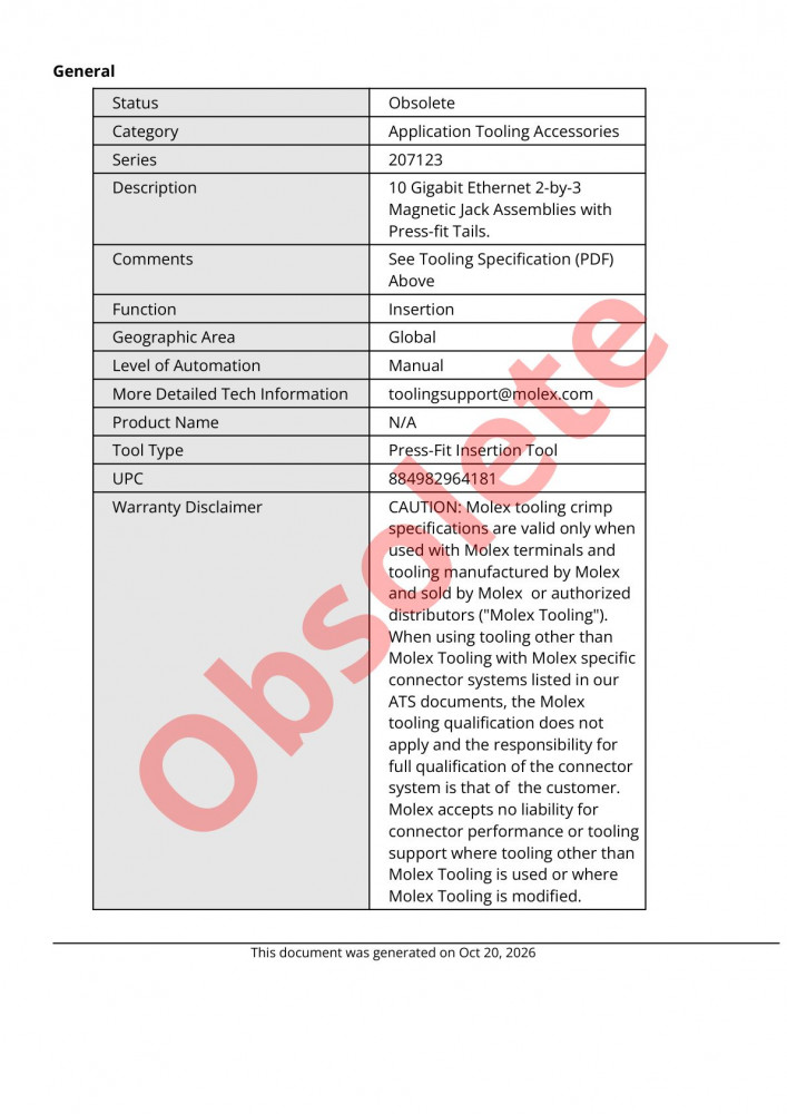 Tooling specification visual reference, page 2