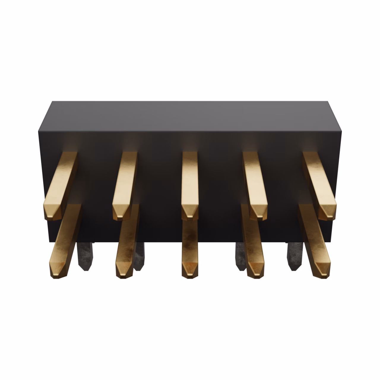 2.00mm Pitch Milli-Grid Header, Right-Angle, Through Hole, 10 Circuits, 0.38µm Gold (Au) Plating, Mating Pin Length 4.00mm, Tail Length 2.16mm, Tray, Lead-Free for sale