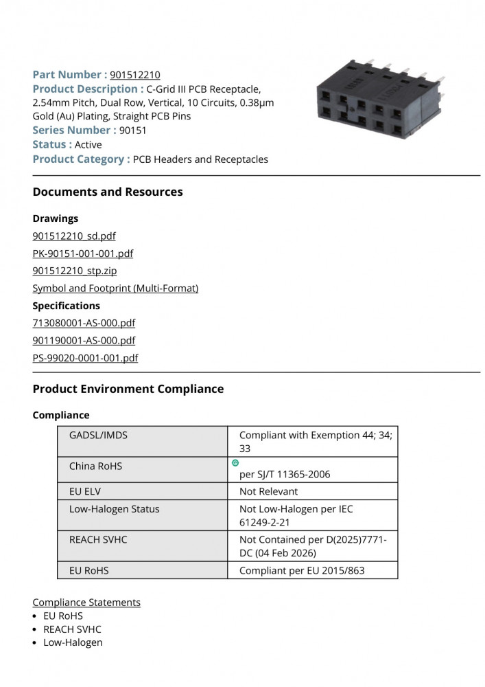 901512210 technical document page 1