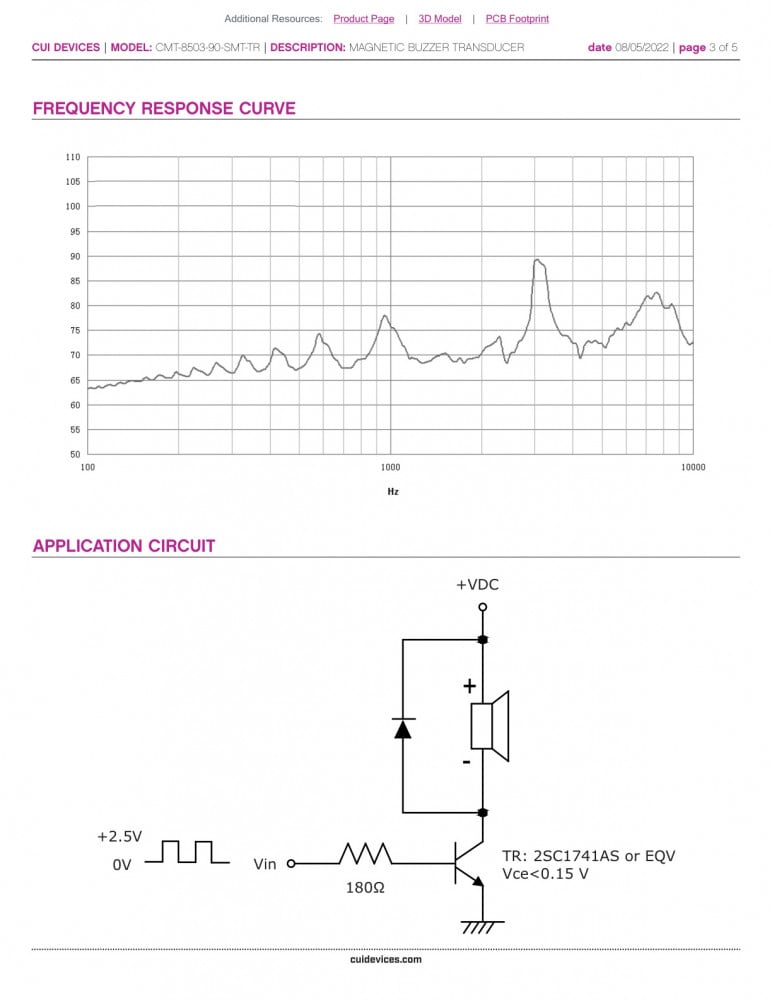 CMT-8503-90-SMT-TR datasheet page 3