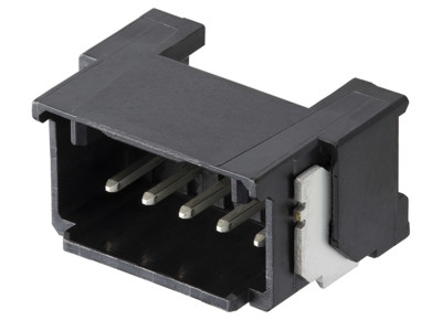 Micro-One Wire-to-Board Header, Right-Angle, 2.00mm Pitch, Single Row, Glow-Wire Capable, Surface Mount, 3 Circuits, Tin-Bismuth Plating, Natural