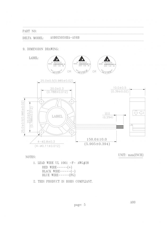 ASB02505SHA-AY6B specification page 7