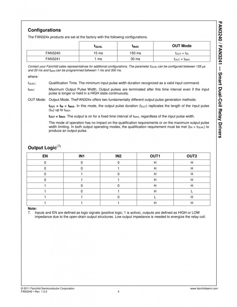 FAN3241 datasheet page 5