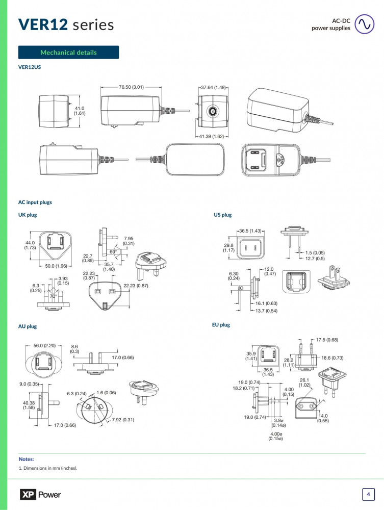 VER12 series technical document page 4