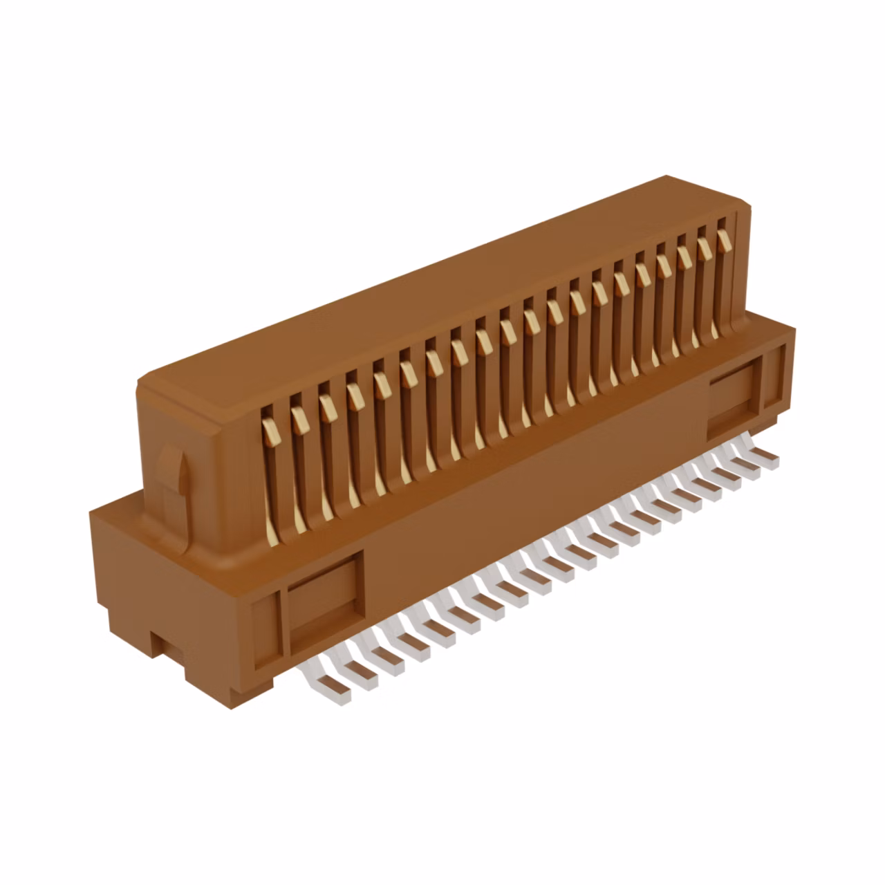 SlimStack Board-to-Board Receptacle, 0.40mm Pitch, Surface Mount, Dual Row, without Plastic Pegs, Vertical, 40 Circuits for sale