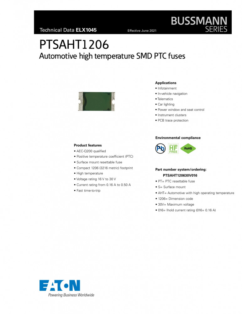 PTSAHT120616V035 technical document page 1