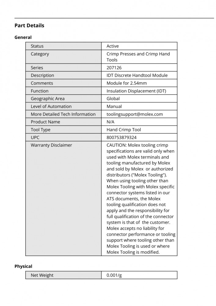 Tooling document page 2
