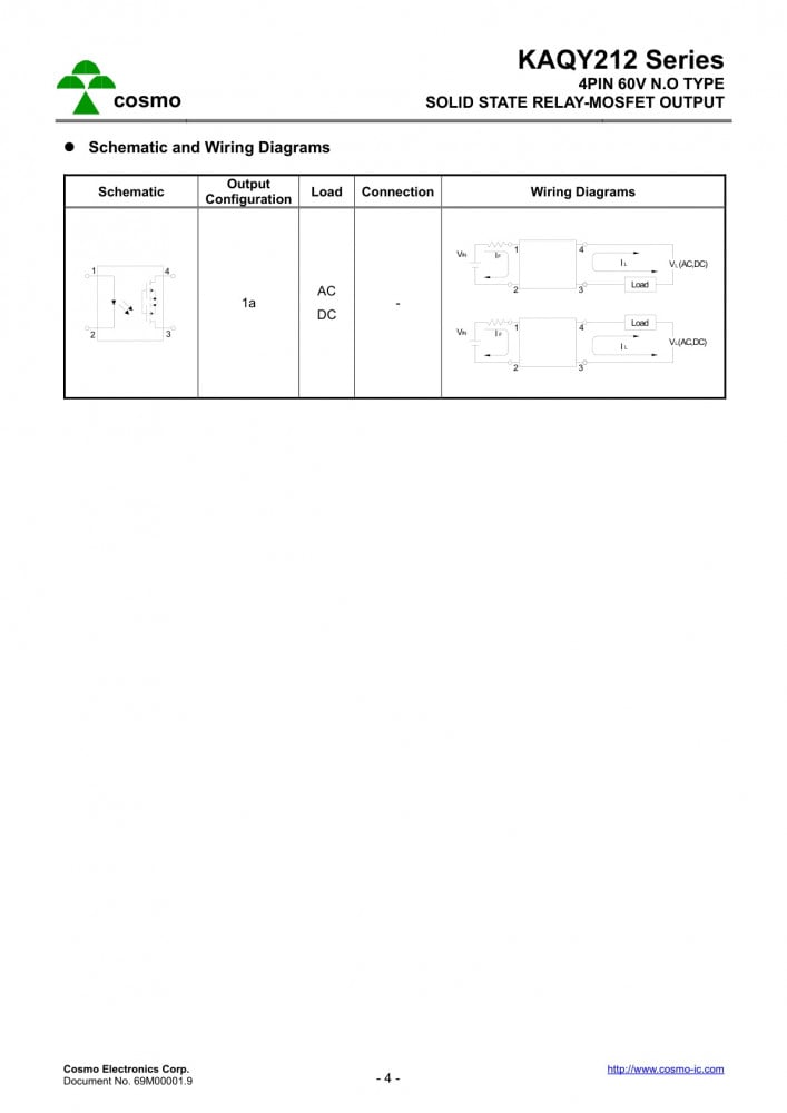 KAQY212S datasheet page 4