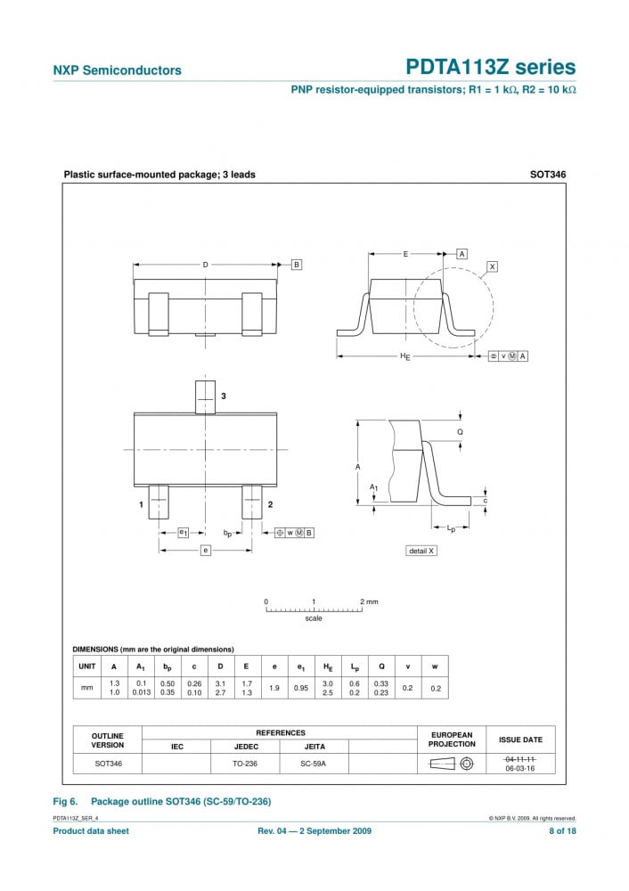 PDTA113Z datasheet page 9