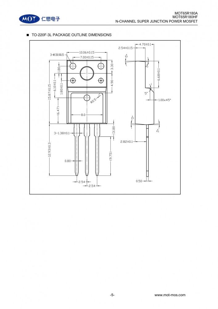 MOT65R180HF datasheet page 5