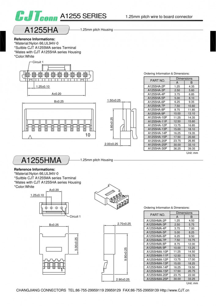 CJT A1255 series datasheet page 4