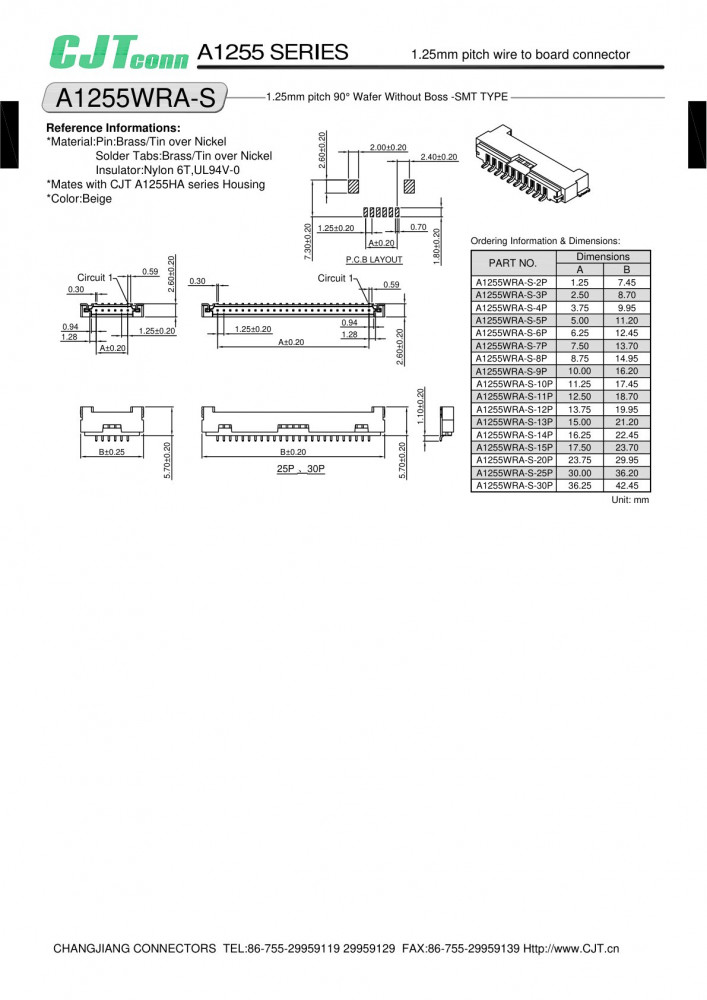 CJT A1255 series datasheet page 6