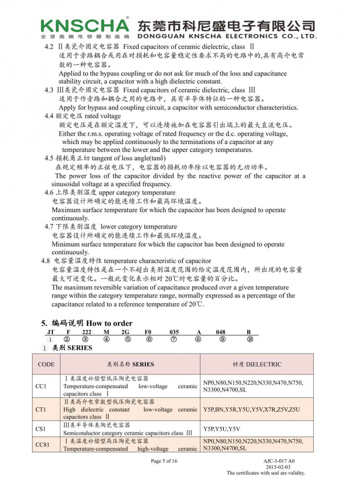 KNSCHA specification page 6
