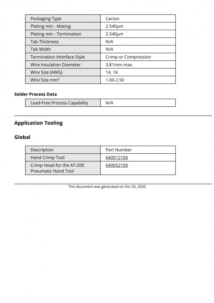 MOLEX 190380011 document image 3